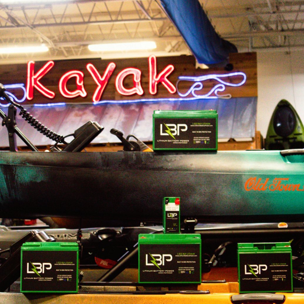 LBP Kayak Batteries - Lithium Battery Power LLC