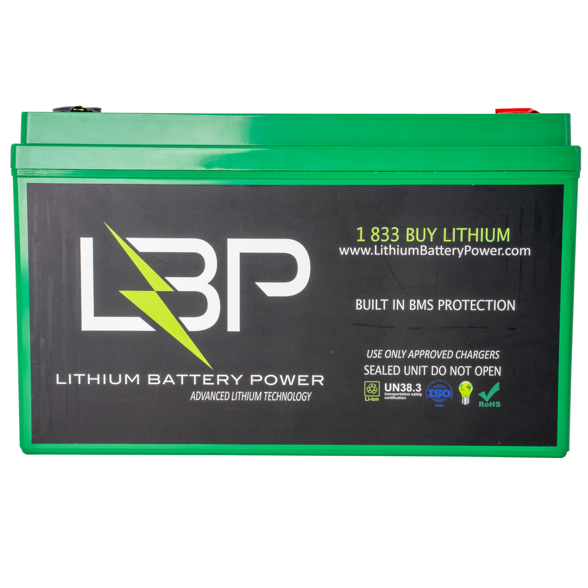 12V 100Ah Lithium Battery – Group 31 Deep Cycle LiFePO₄ | LBP USA