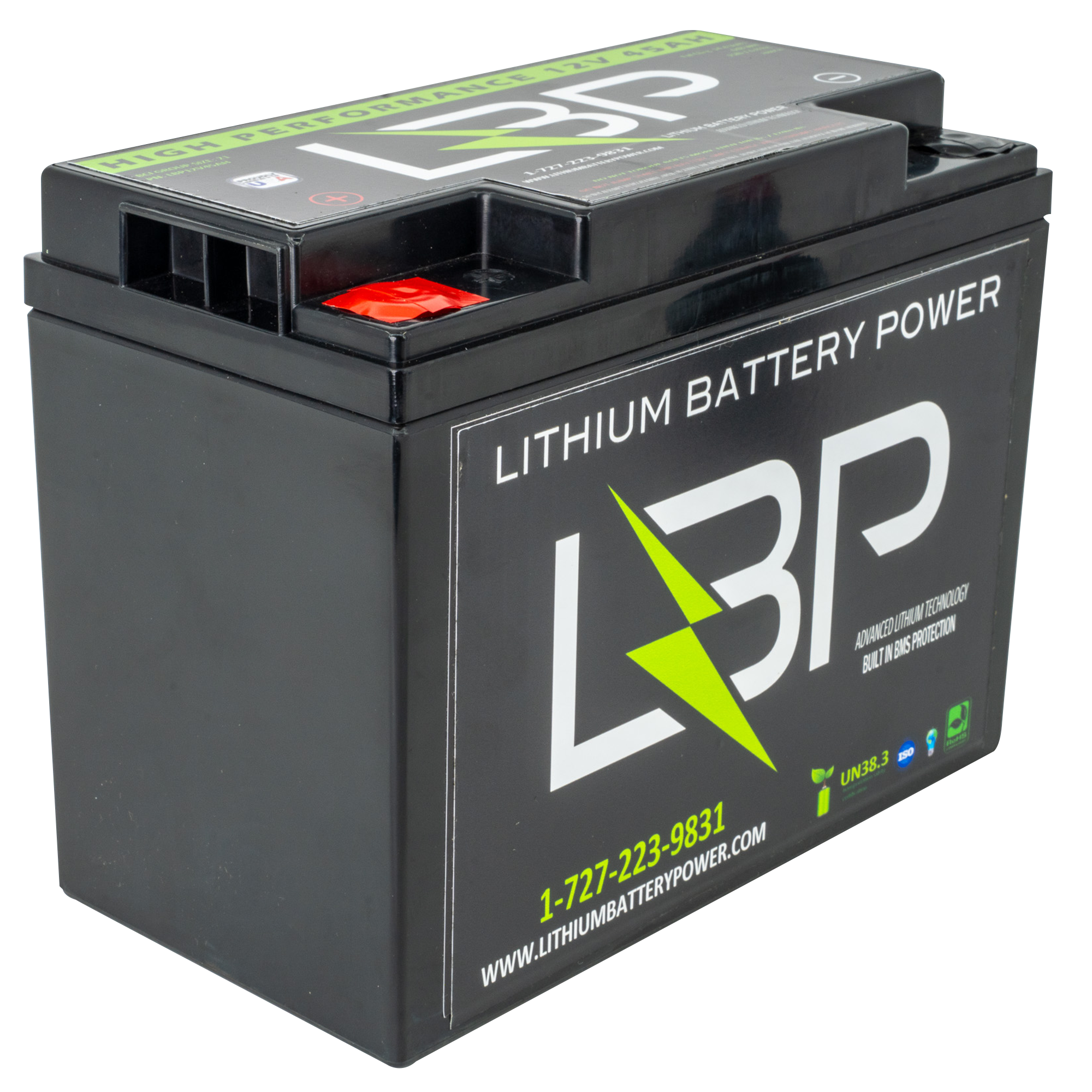 LBP 12V 45Ah High Performance Lithium Battery - Lithium Battery Power LLC