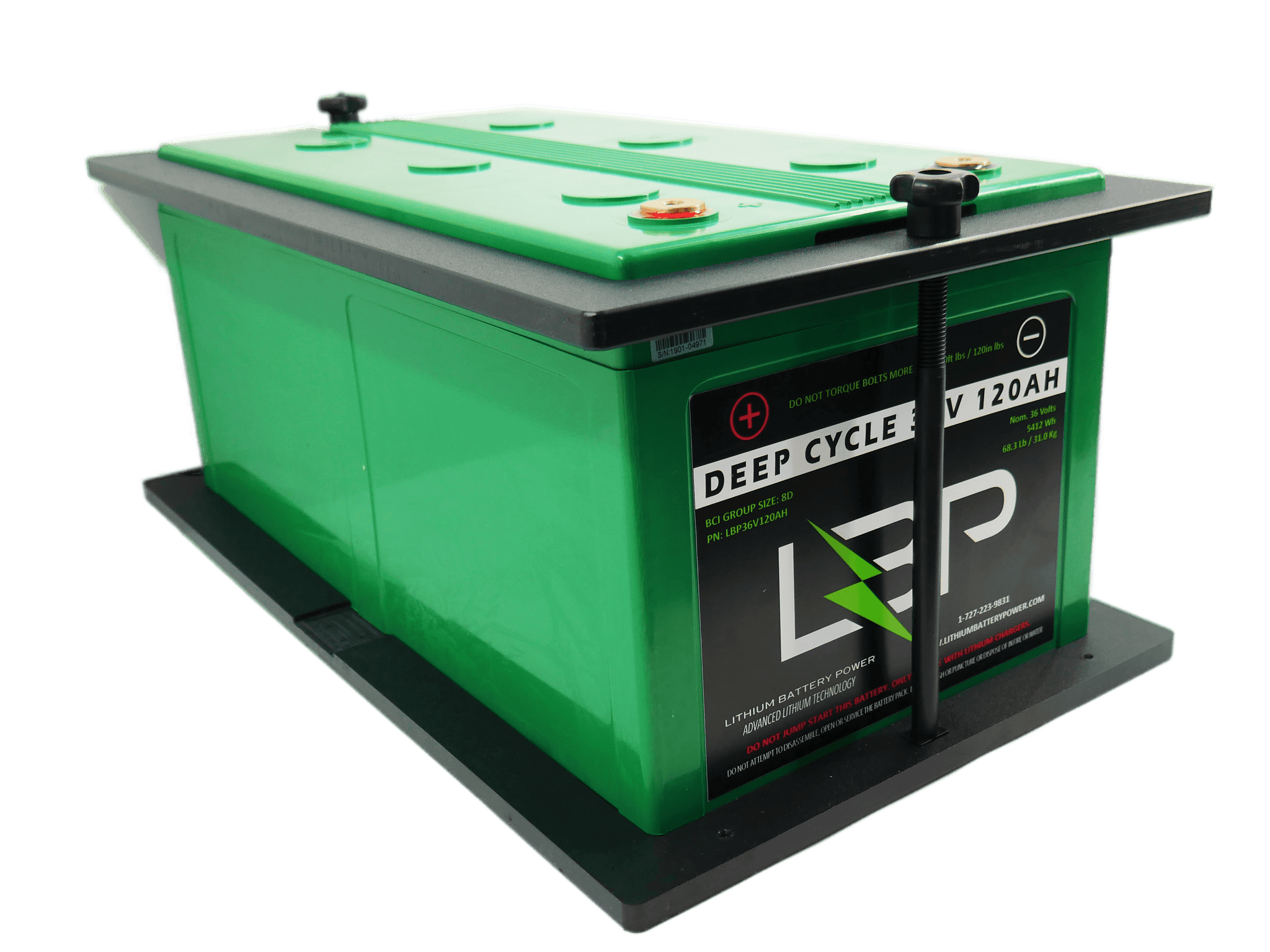 LBP Custom Battery Tray Group 8D - Lithium Battery Power LLC